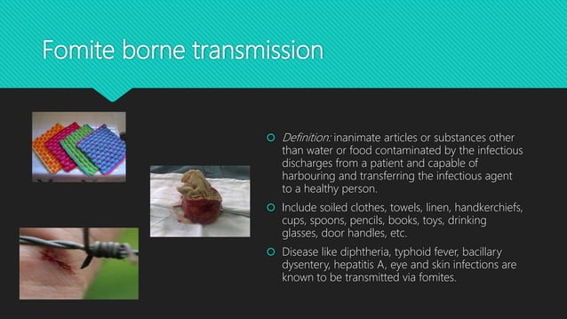 Indirect Transmission of diseases | PPTX | Infectious Diseases ...