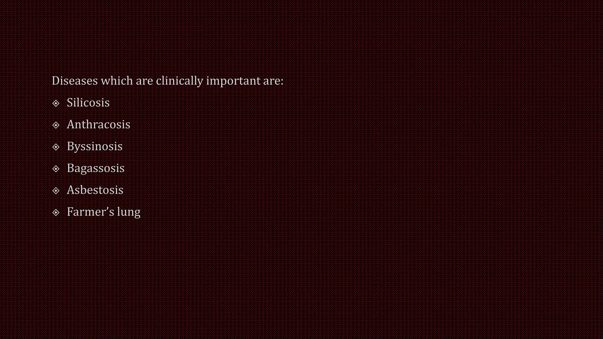 Occupational Diseases (Part 1) - Pneumoconioses | PPT