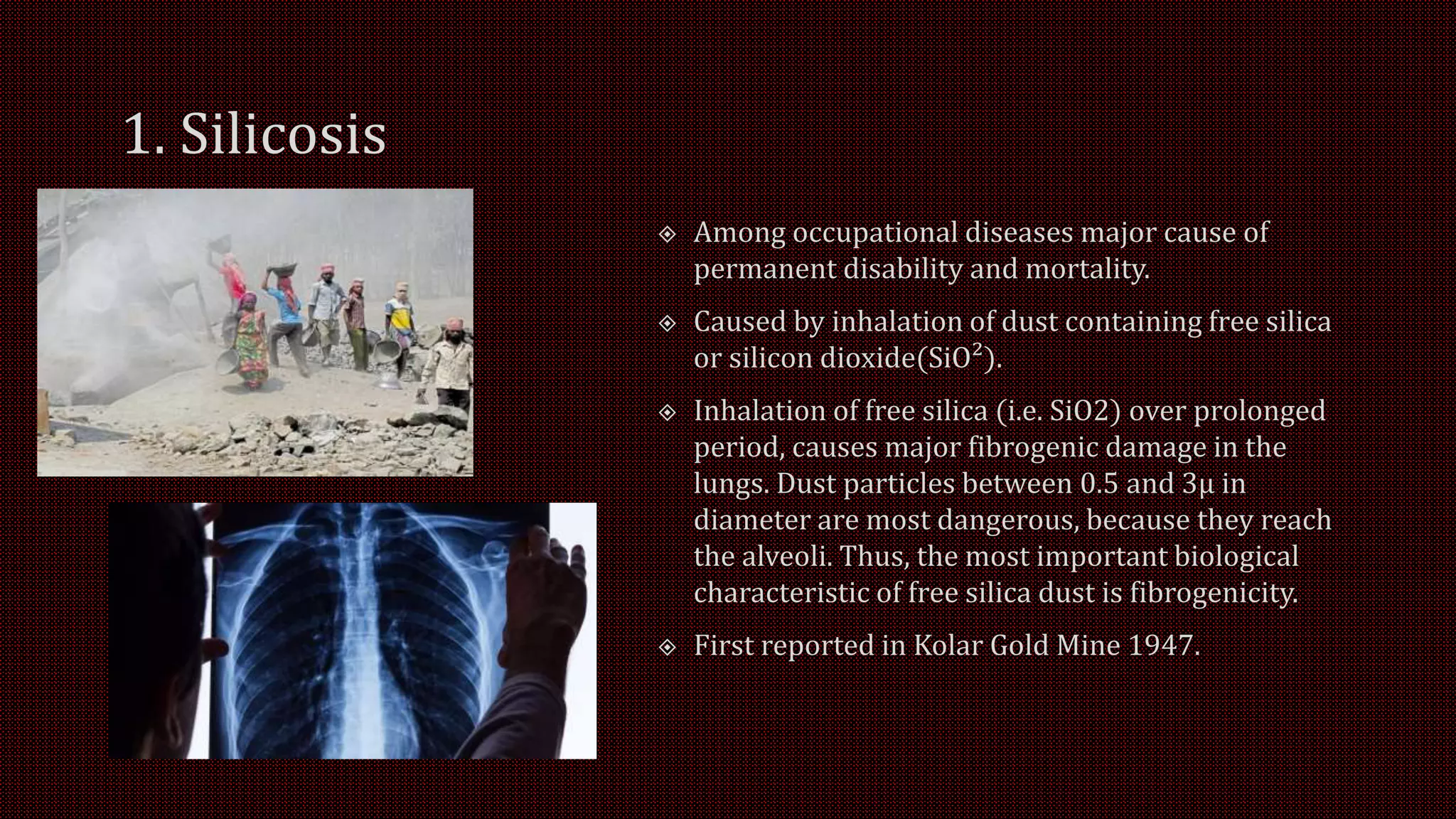 Occupational Diseases (Part 1) - Pneumoconioses | PPT