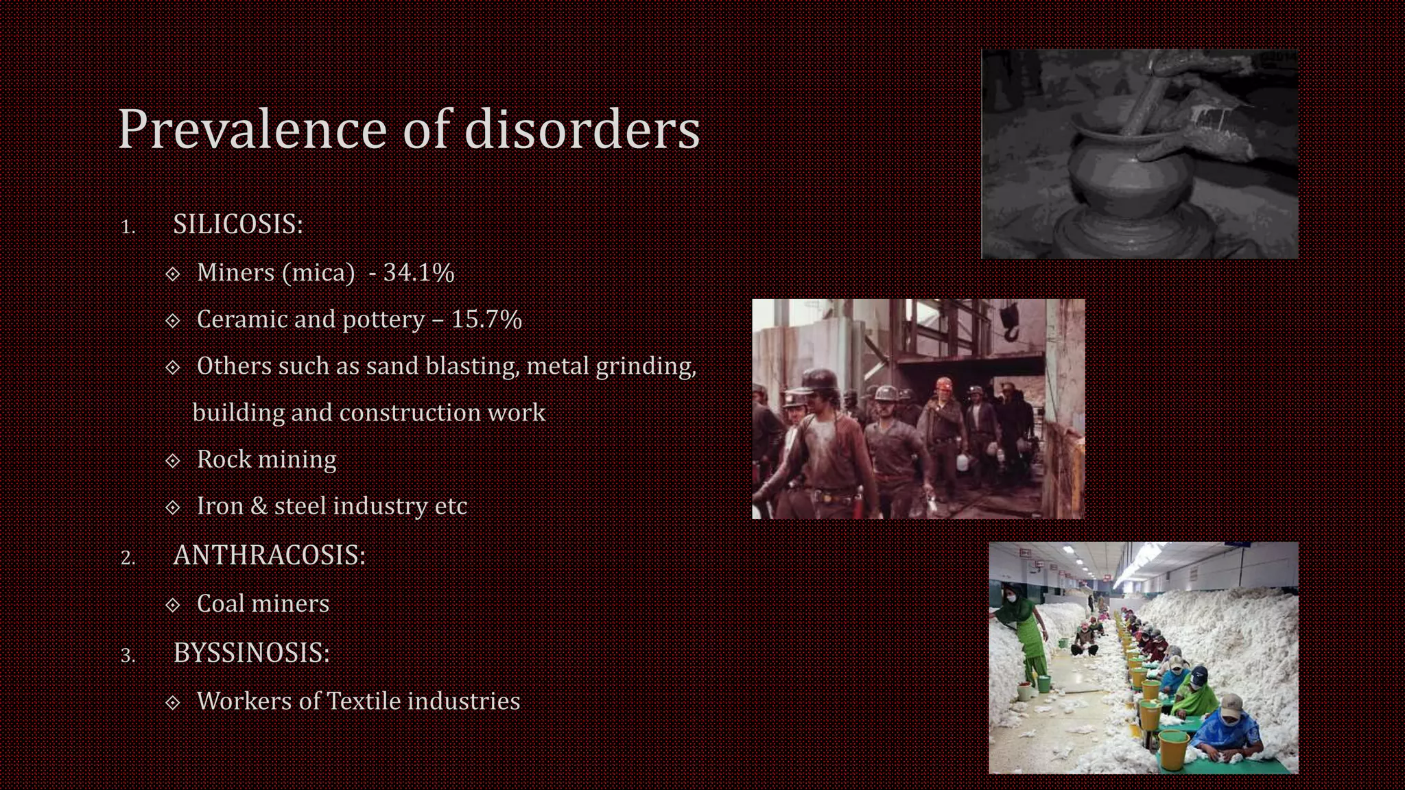 Occupational Diseases (Part 1) - Pneumoconioses | PPT