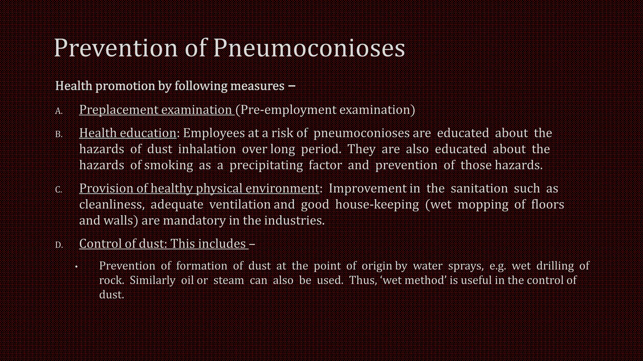 Occupational Diseases (Part 1) - Pneumoconioses | PPT
