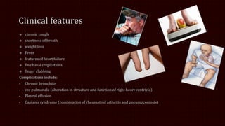 Occupational Diseases (Part 1) - Pneumoconioses | PPTX