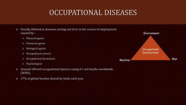 Occupational Diseases (Part 1) - Pneumoconioses | PPT