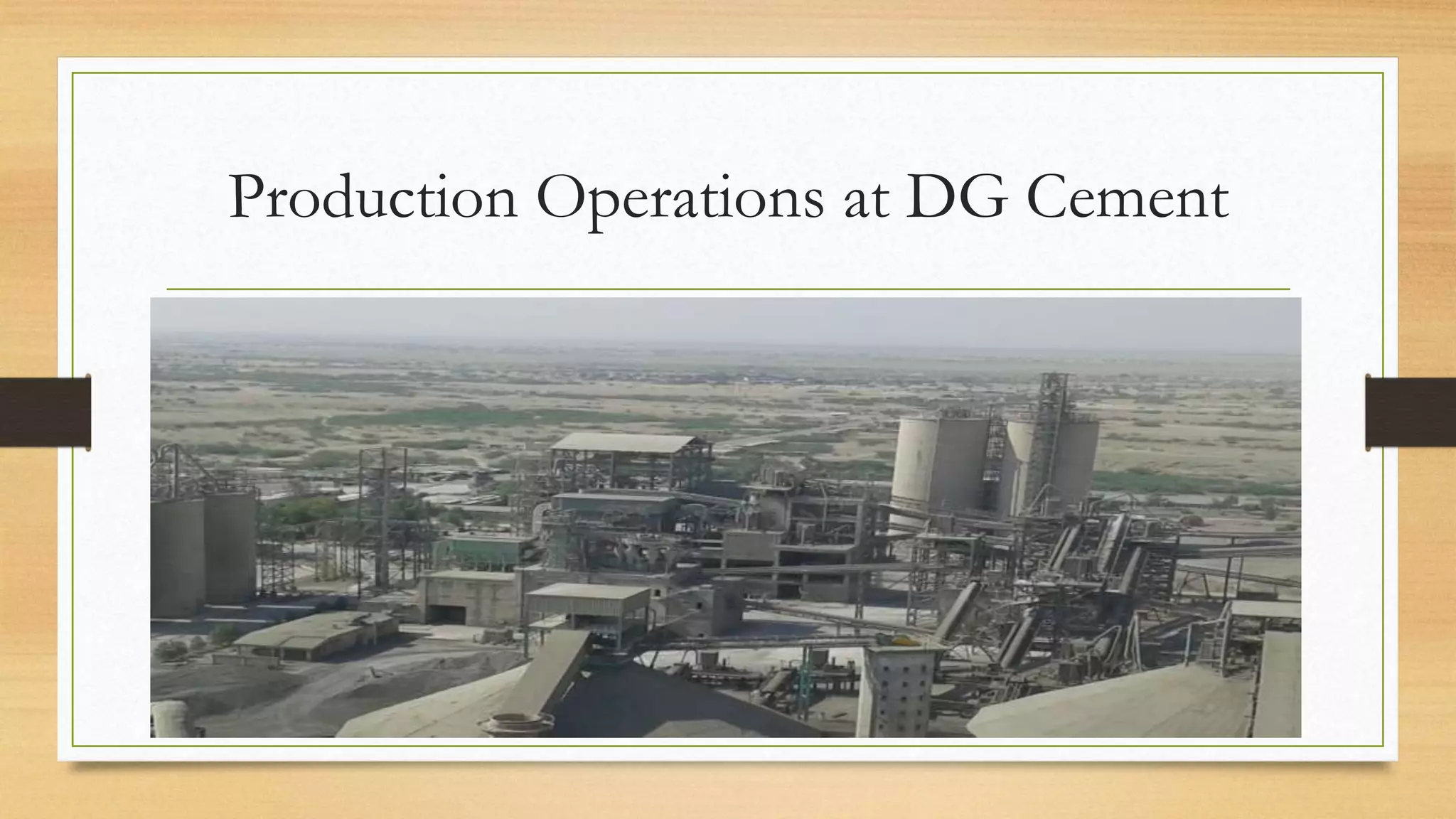 supply chain analysis of dg cement | PPTX
