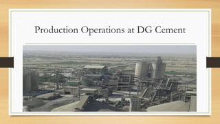 supply chain analysis of dg cement | PPTX