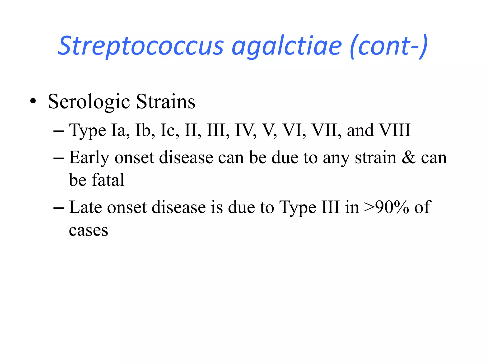 Group b& d streptococci | PPTX