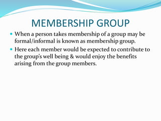 GROUP BEHAVIOR IN OB | PPTX