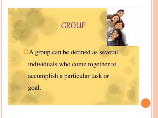 Organizational Behavior : Group Behavior and Dyanamics | PPTX