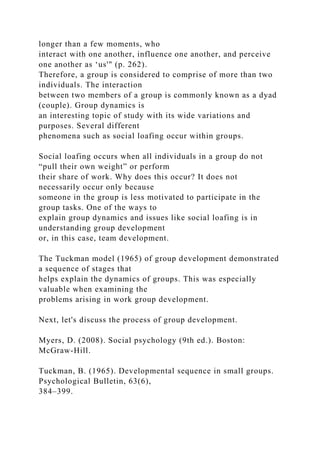 Group Behavior in OrganizationsAt an organizational level,.docx