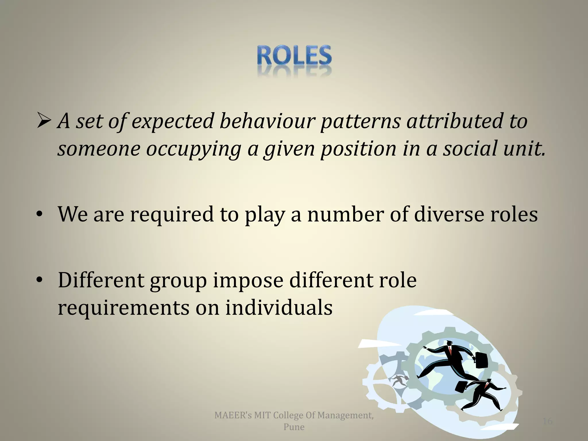 Group behaviour ppt | PPTX
