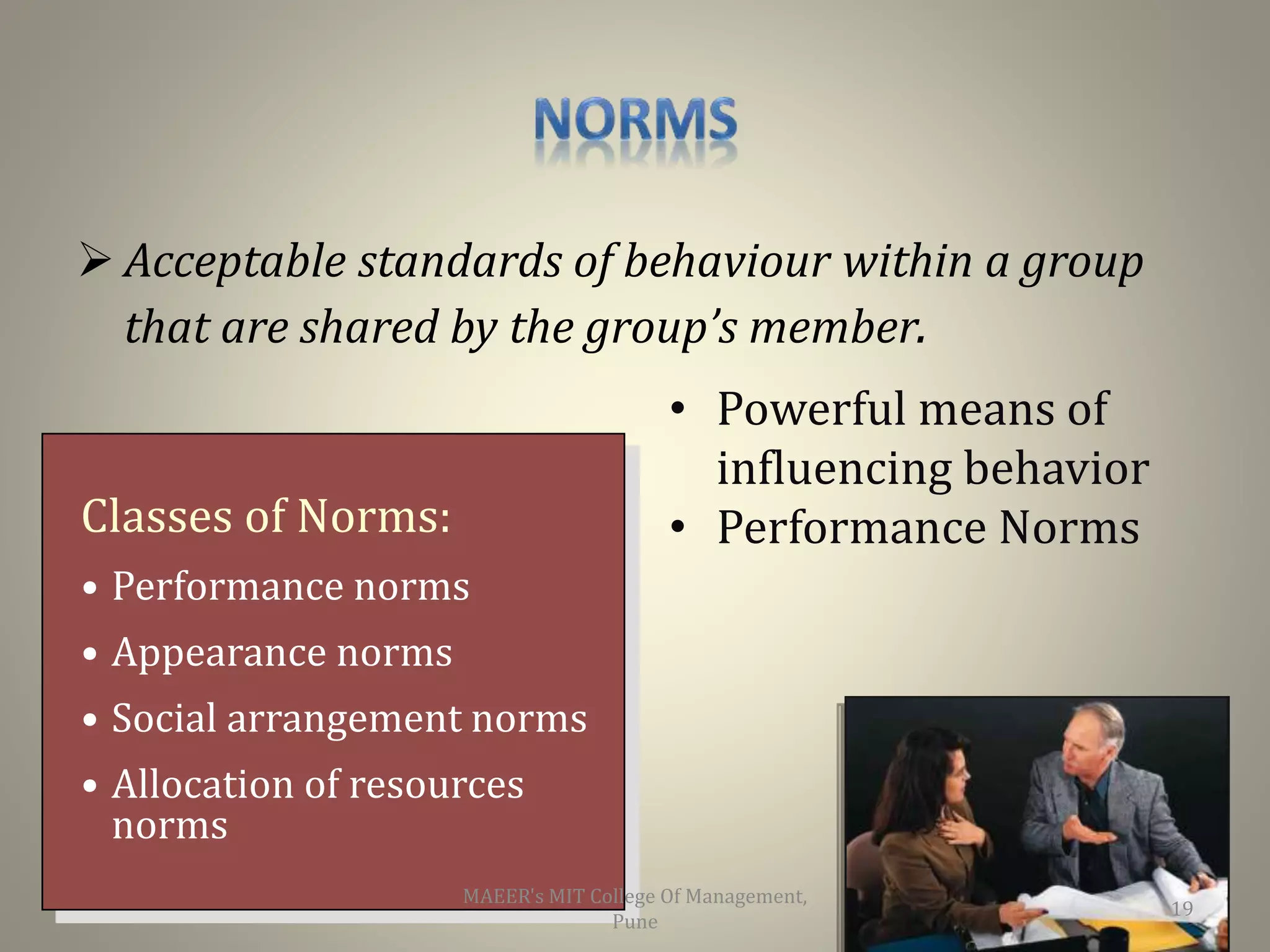 Group behaviour ppt | PPTX