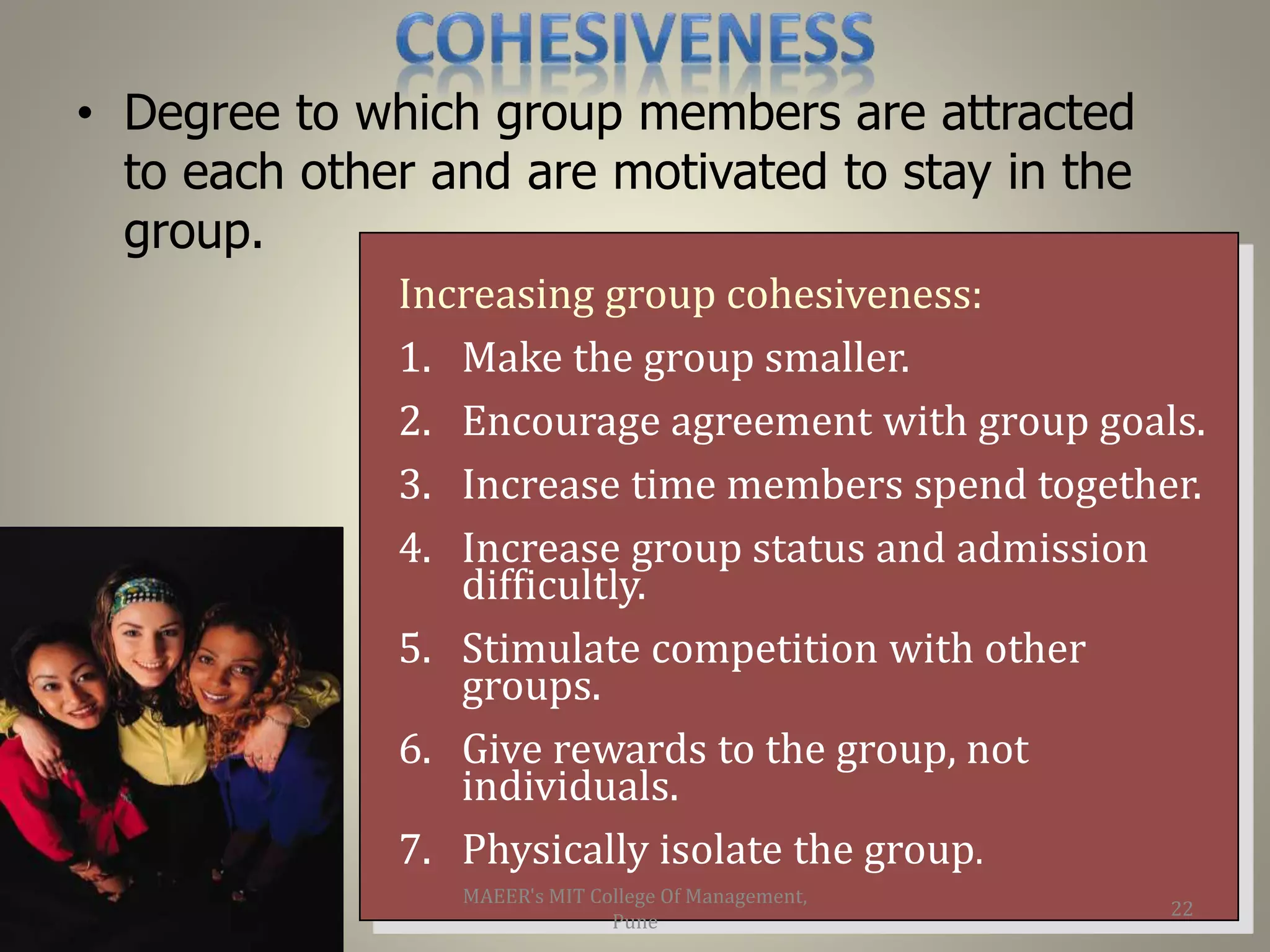 Group behaviour ppt | PPTX