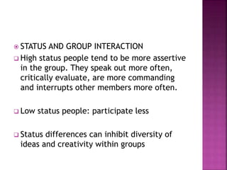 Group behaviour. | PPTX | Business | Business and Finance