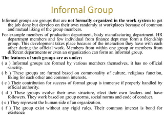 Foundations of Group behaviour | PPTX