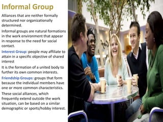Foundations of Group behaviour | PPTX