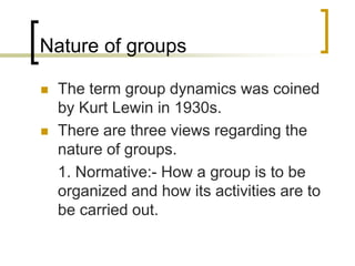 Group behaviour.ppt
