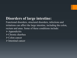 small and large intestine | PDF | Digestive Disorders | Diseases and ...