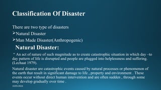 Disaster management cycle and its phases | PPTX