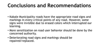 group b signs presentatns about the different signs and furniture used ...