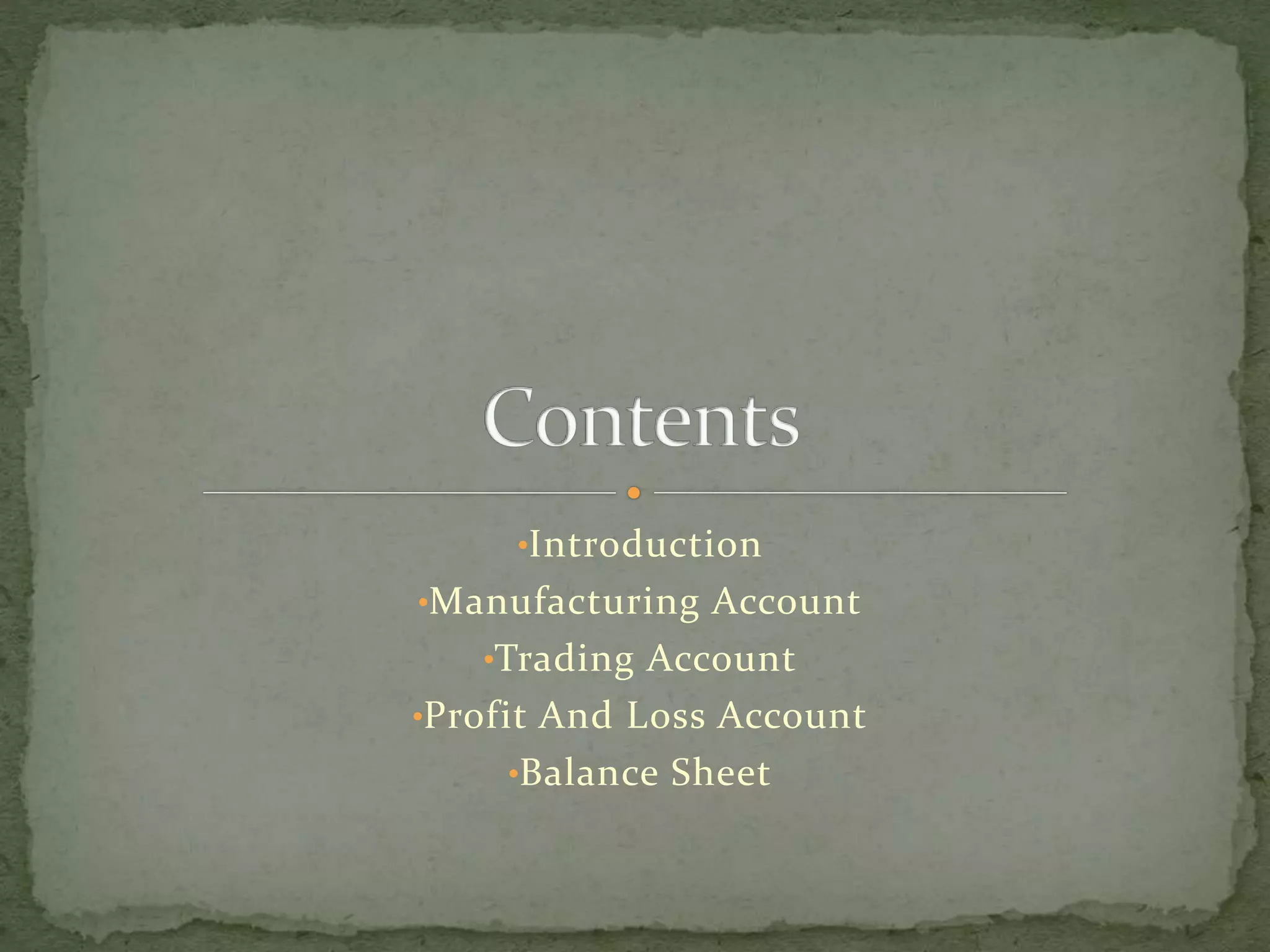 Presentation on Final Accounts | PPTX
