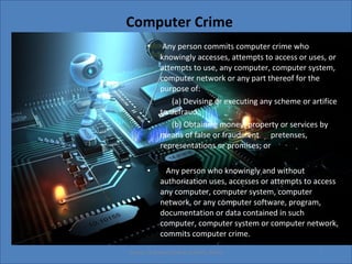 Computer Crime | PPT