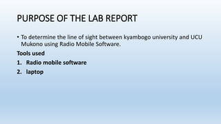 Antenna presentation using radio mobile app by telecommunications ...