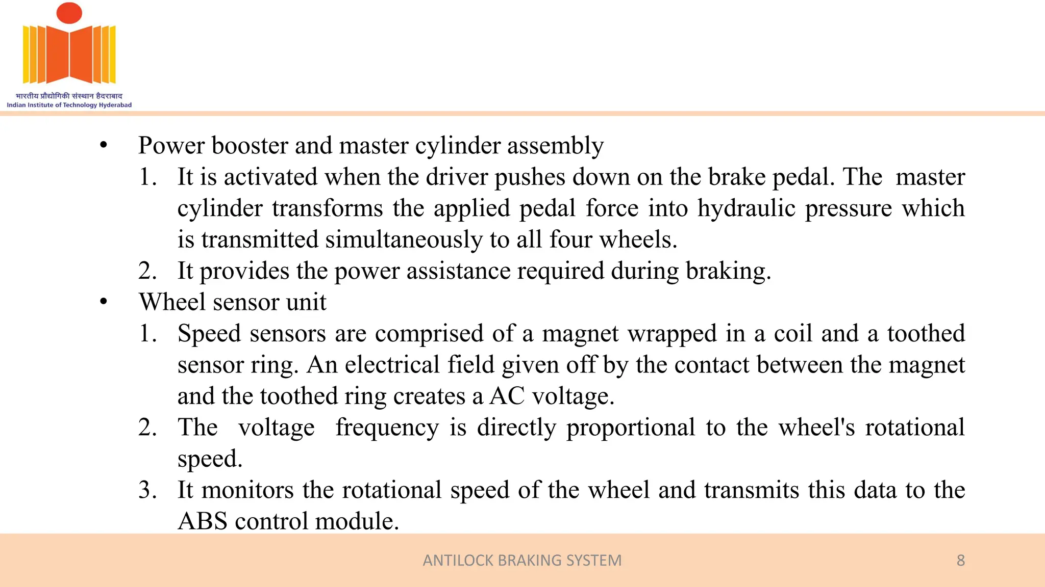 ABS WORKING PRINCIPLE FOR AUTOMOTIVE SYSTEM | PDF