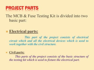 Group c MCB kit.pptxvvghjiiirfgghhhdddft | PPT
