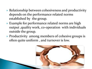 Group cohesiveness | PPTX