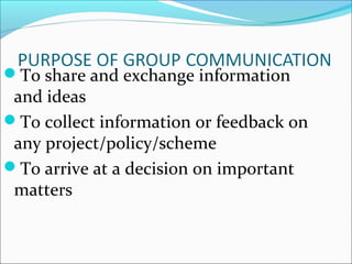 Group communication | PPT