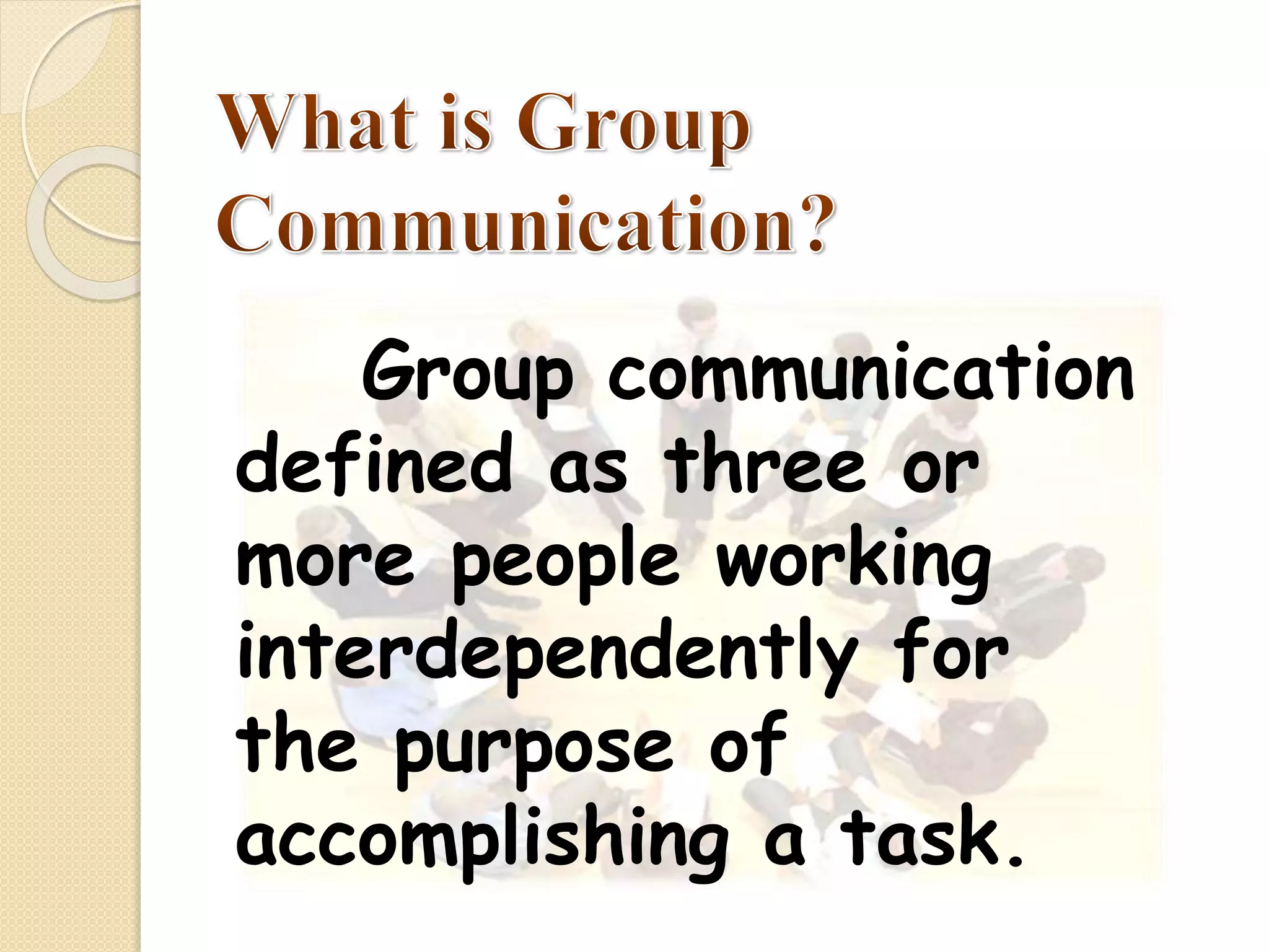 Group communication (engl80) | PPTX