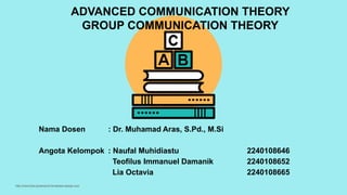 GROUP COMMUNICATION THEORY.pptx_________ | PPTX