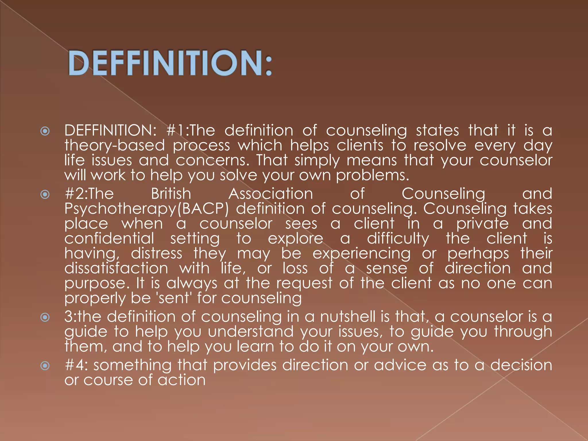 Group counseling | PPTX