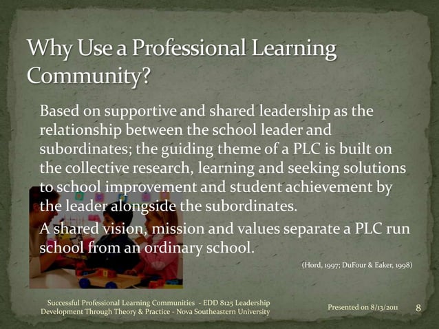 Tool for implementing Professional Learning Communities in your school ...