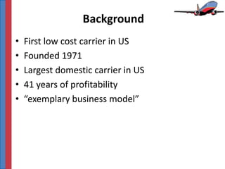 SOUTHWEST AIRLINES Strategic Evaluation | PPTX