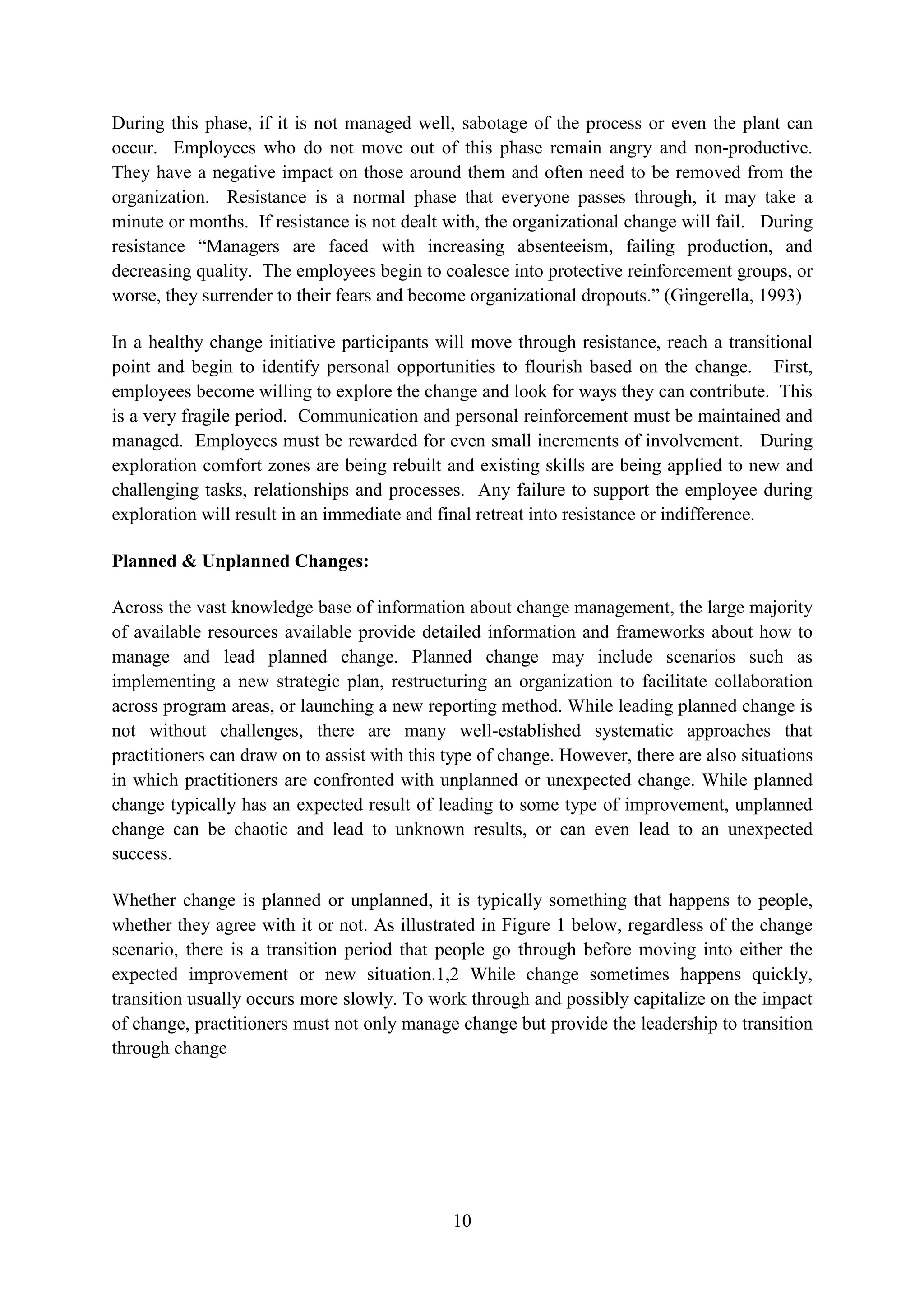 Organizational change in transition period | PDF