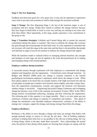 Organizational change in transition period | PDF