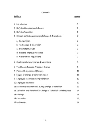 Organizational change in transition period | PDF