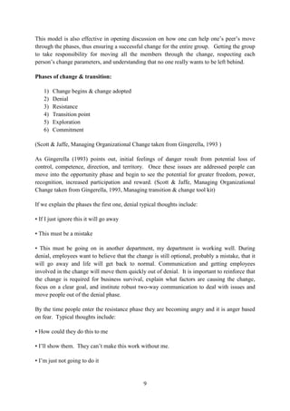 Organizational change in transition period | PDF