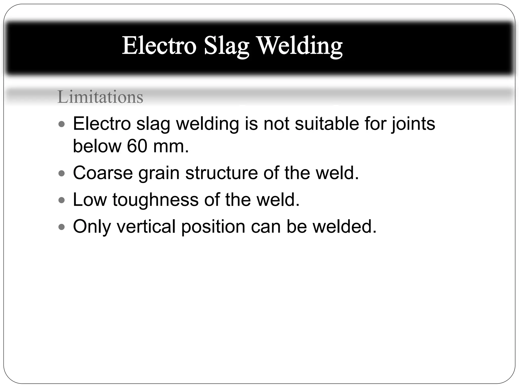Electro Slag and Electro Welding | PPTX