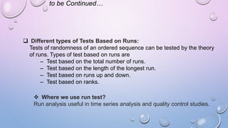 Basic Concepts of Non-Parametric Methods ( Statistics ) | PPTX