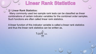 Basic Concepts of Non-Parametric Methods ( Statistics ) | PPTX