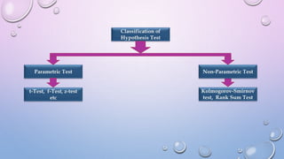 Basic Concepts of Non-Parametric Methods ( Statistics ) | PPTX