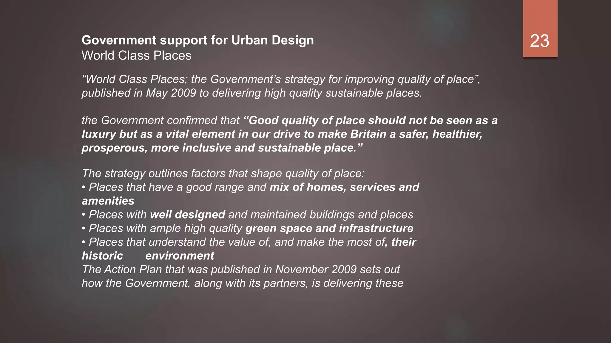 URBAN DESIGN COMPENDIUM 1 & 2..(IMPLEMENTATION AND DELIVERY} | PPTX