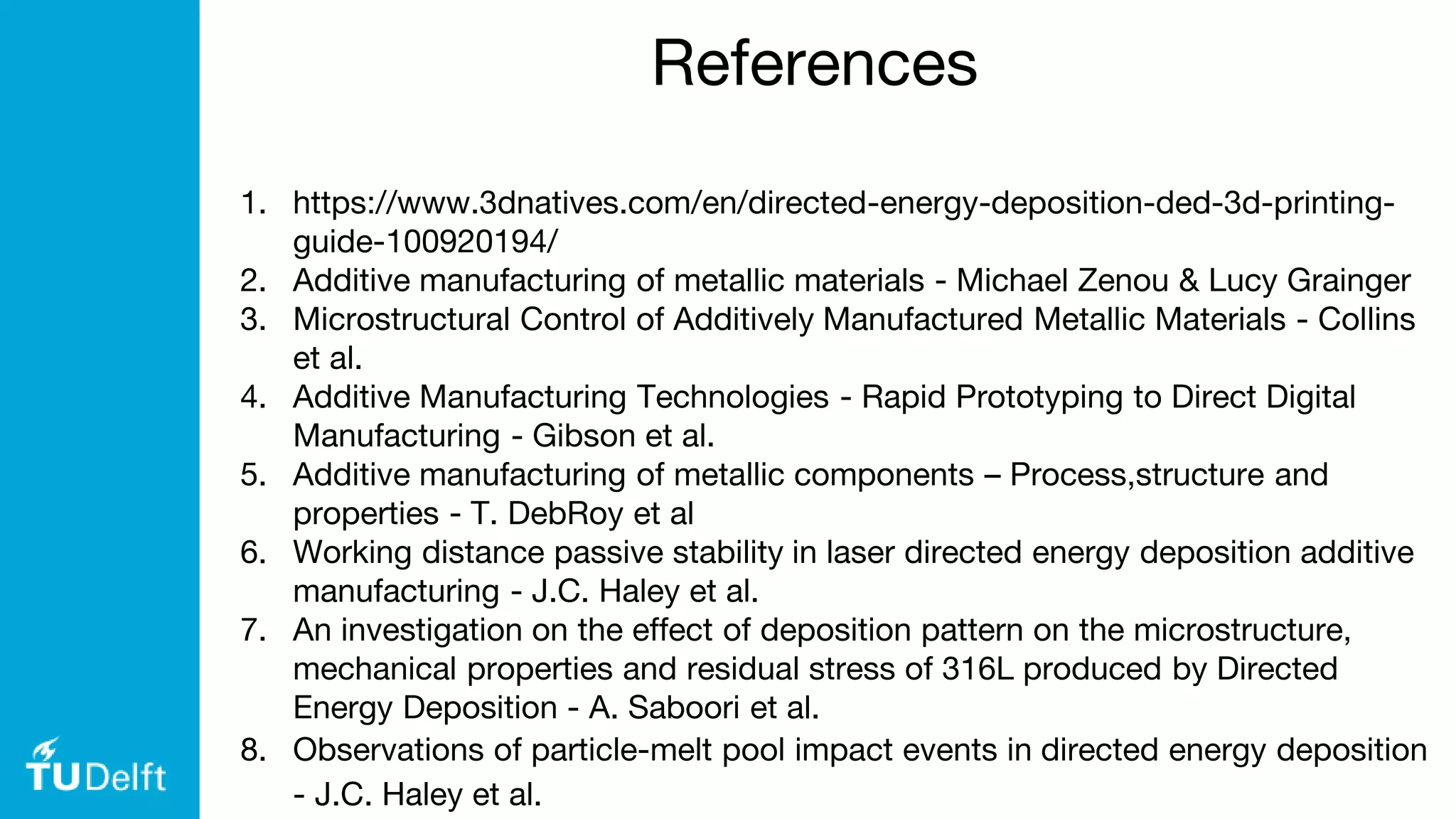 Metal Directed Energy Deposition AM Technolgies | PPTX