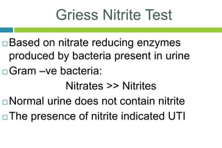 Laboratory diagnosis of urinary tract infection | PPTX