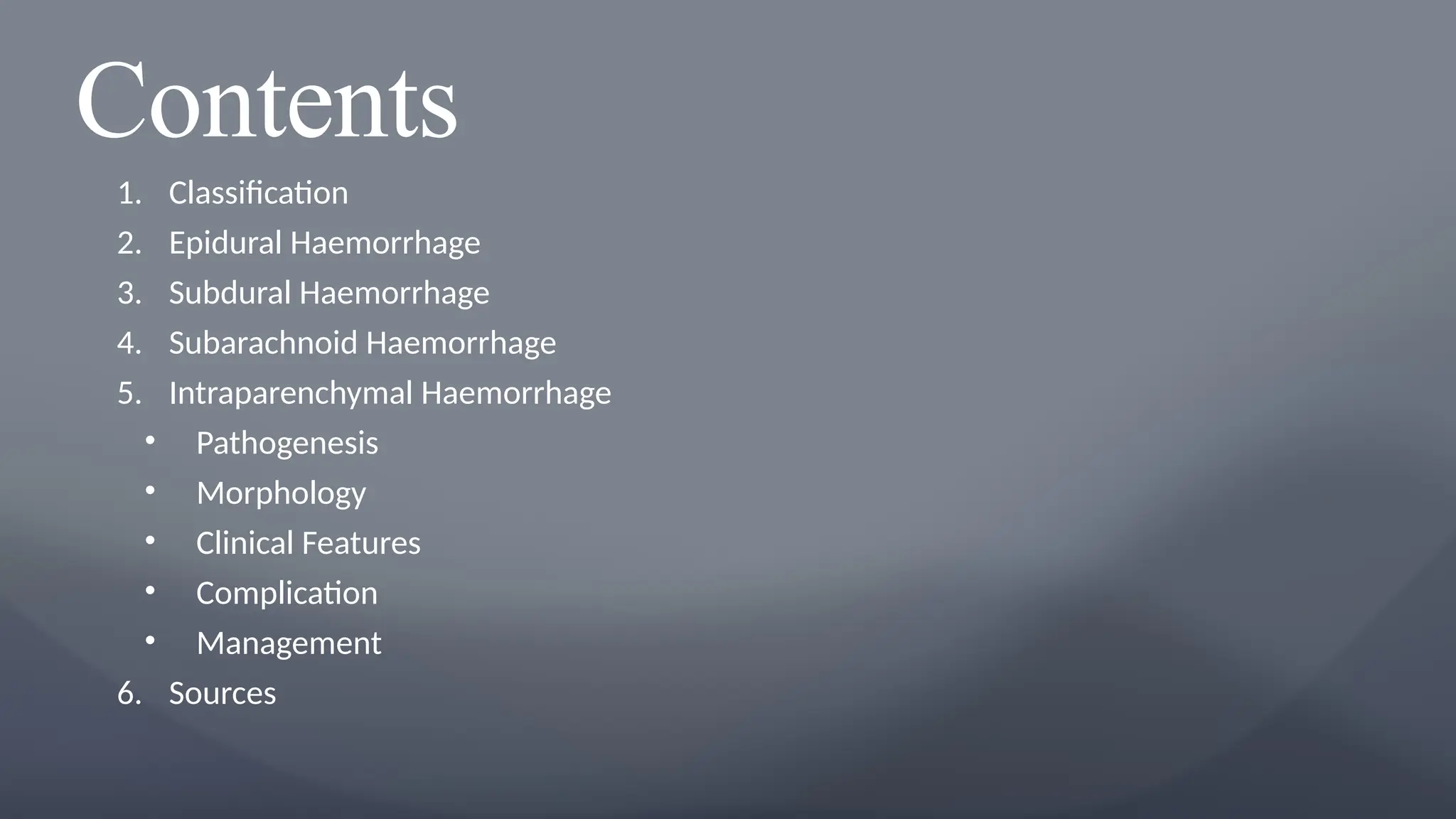 Pathology Intracranial Hemorrhages Basic Science.pptx