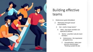 Group and Teams: Increasing Cooperation and Reducing Conflict | PDF