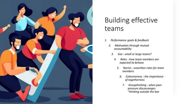 Group and Teams: Increasing Cooperation and Reducing Conflict | PPT