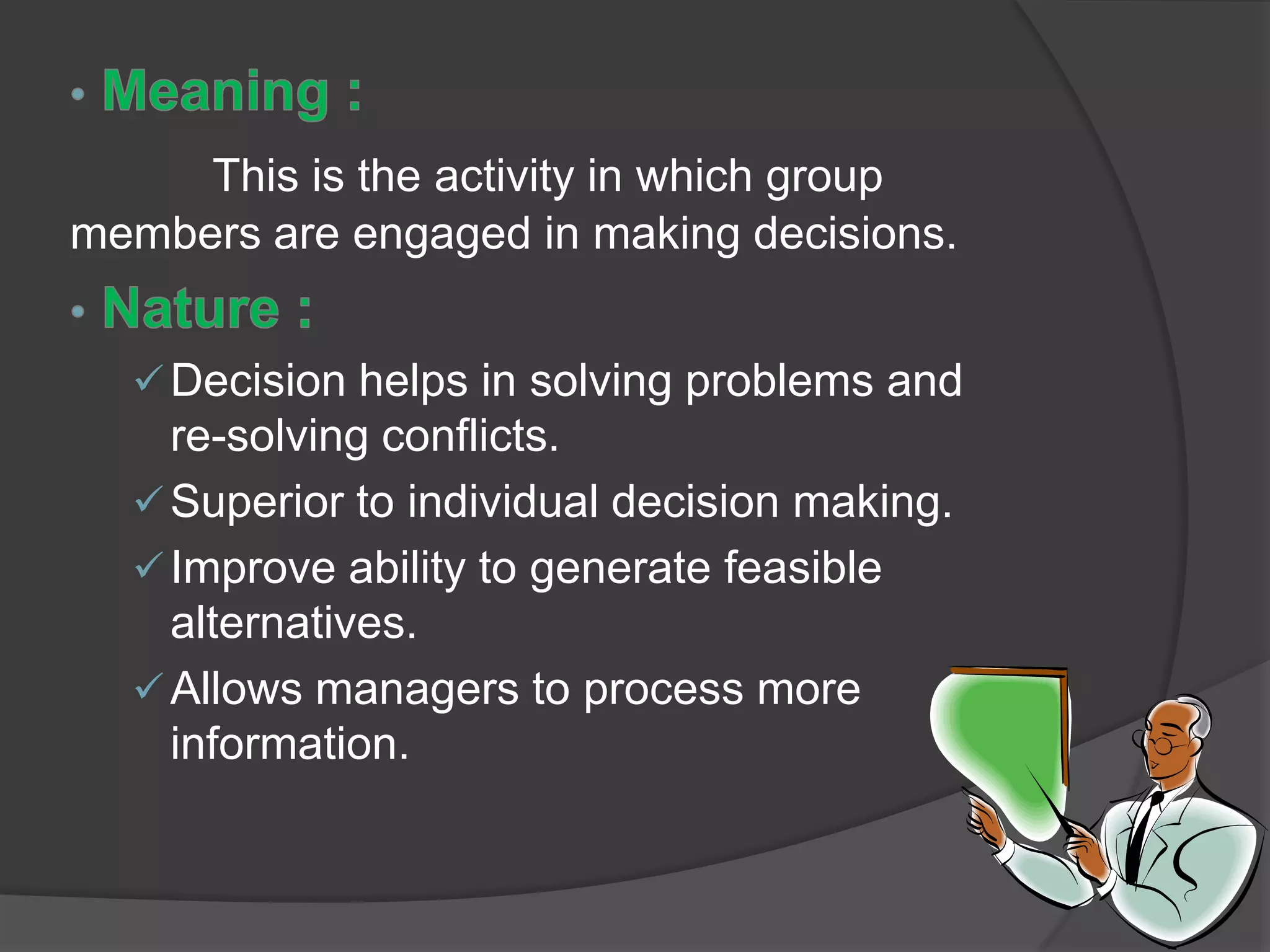 Group decisiion making | PPTX